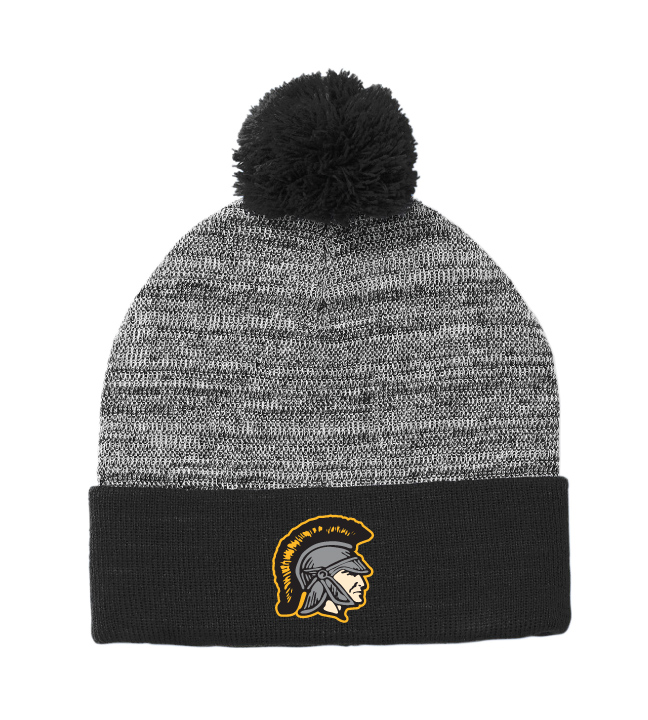 Heather Pom Pom Beanie [STC41] - Threads Custom Gear