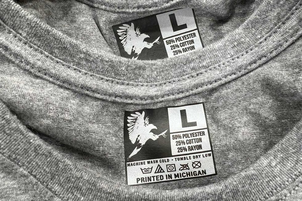 Custom Apparel Tags - Threads Custom Gear